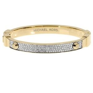 Michael Kors Jewelry | Rare Mk Gold Crystal Charm Bracelet Gorgeous ...